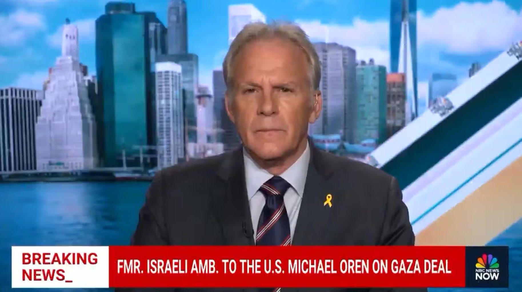 Michael Oren Appears on NBC News’ ‘Meet the Press Now’ (10.9.25 ...