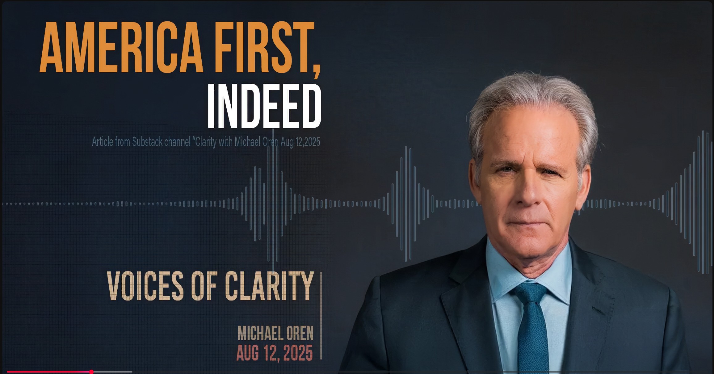 America first,Indeed - michaeloren.org